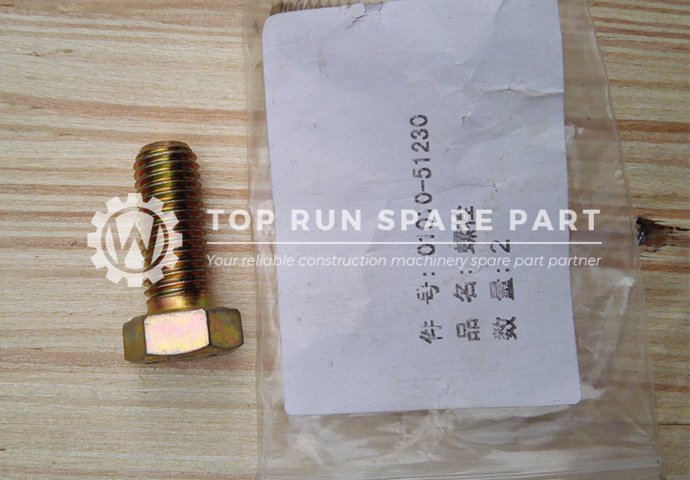 Bolt 01010-51230 - Parts supplier | XCMG parts | Shantui parts ...